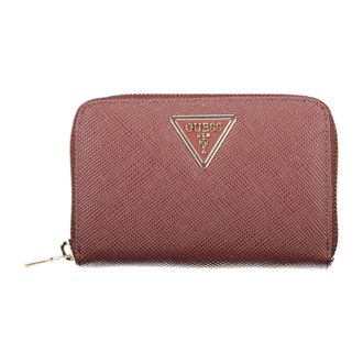 Guess Portefeuille zipp&eacute; moyen Laurel II SLG - Femme - Accessoires - Brun - Taille: ONE Size