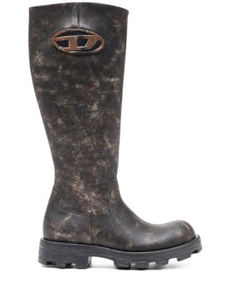 Diesel bottines D-HAMMER HB DW - Marron