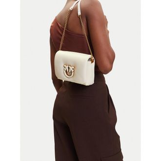 Pinko Handtasche PINKO Love Click Puff Baby 101584 A10F Creme