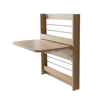 Generic An Der Wand Montierter, Klappbarer Computertisch, Herunterklappbarer, Doppellagiger Aufbewahrungs-Esstisch, Ultraschmale Schwebende Werkbank, 150 Kg T