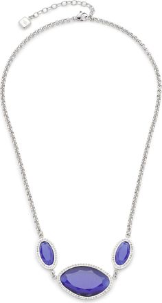 Leonardo Damen-Kette ohne Anh&auml;nger Edelstahl Glas 016984