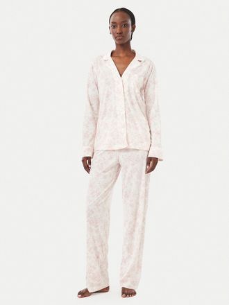 Lauren Ralph Lauren Pyjama ILN92540 Hellrosa Regular Fit