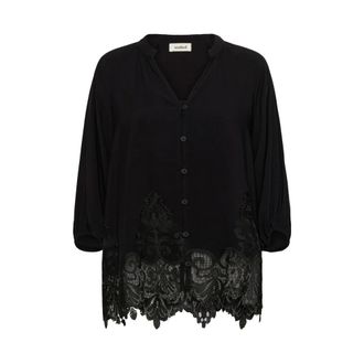 Soaked In Luxury Chemisiers et chemises - Femme - Blouses et Chemises - Noir - Taille: 36 FR