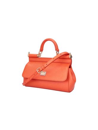 Dolce & Gabbana Womens Bags Orange Calf Leather