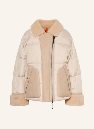 Parajumpers Parajumpers Daunenjacke Chyna Im Materialmix beige