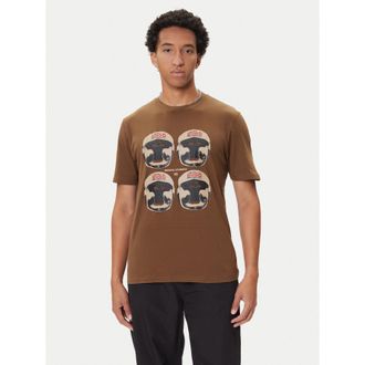 HUGO BOSS T-Shirt Diboxer 50542560 Dunkelbraun Regular Fit