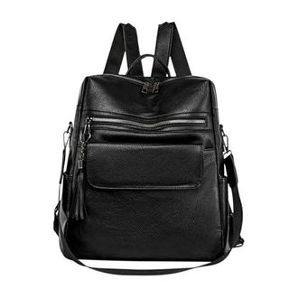 Generic Sac &agrave; dos pour femme - Grande capacit&eacute; PU - Sac d&eacute;cole populaire f&eacute;minin - Excellente finition - Fermeture &eacute;clair - Sac de mode - Sac de voyage attray