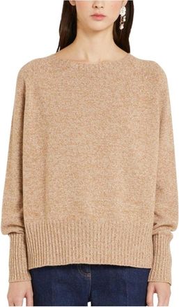 Marella Femme, Pulls, Brun, Taille: 38 FR Pulls à col rond