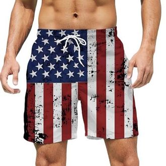 Generic Short d&eacute;t&eacute; pour homme - Pantalon de plage d&eacute;contract&eacute; et tendance - Confortable - Respirant am&eacute;ricain, Noir, 3XL