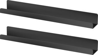 Generic Magnetische Regale für Klassenzimmer - schwebender Regalhalter aus Metall für Bücher - Bücherregal aus Acryl für Whiteboard, Anzeigetafel für Büro