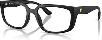 Ray-Ban Rb4443vm Optics Scuderia Ferrari Collection Matt Schwarz Fassung Klar Glas Polarisiert 55-19