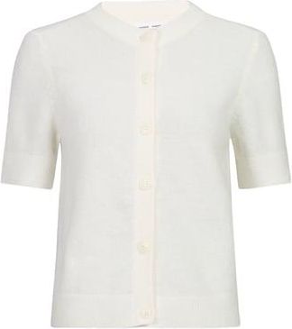 Sams&oslash;e & Sams&oslash;e Cardigan &agrave; col rond en laine m&eacute;lang&eacute;