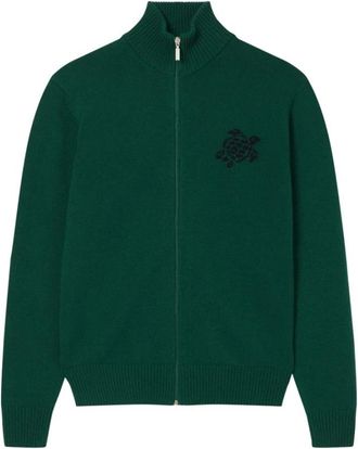 Vilebrequin Petrus Rei&szlig;verschluss-Pullover - - Knitwear - Herren - Gr&uuml;n - S