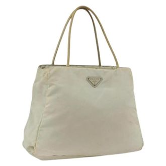 Prada Pre-owned Nylon Tote Bag - - Pre-owned - Damen - Beige - ONE SIZE