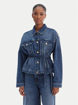 HUGO BOSS Jeansjacke Gizzie 50553184 Blau Regular Fit