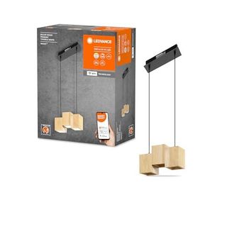 Ledvance Ledvance SMART+ WiFi-Pendelleuchte DECOR Wood, 21W, 1950lm, regulierbares Wei&szlig;licht (3000K bis 6500K), dimmbar, FSC-zertifiziertes Holz, steuerbar per