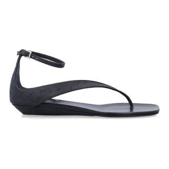 Loulou Studio Femme, Chaussures, Noir, Taille: 38 EU Niham Mini Wedge Sandal