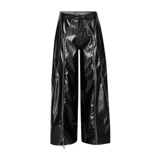 Rotate Jeans mit Rei&szlig;verschlussdetails - - Trousers - Damen - Schwarzk - M