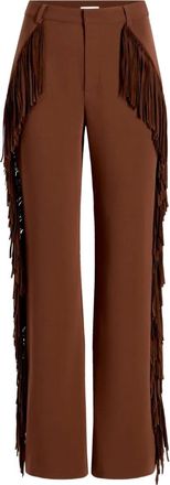 Cinq à Sept Keo Hose mit Fransen - Braun