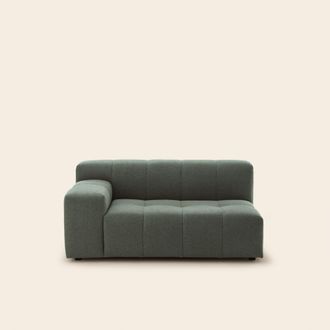Madura Canap&eacute; Modulable Accoudoir G Uberto Glory vert for&ecirc;t - VERT