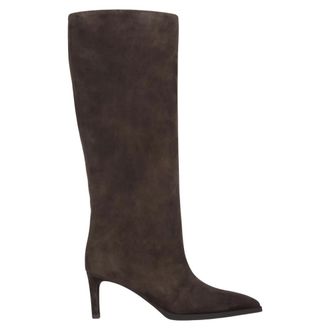 Estro & Luminara Kniehohe Stiefel mit Absatz - - Shoes - Damen - Braun - 39 EU