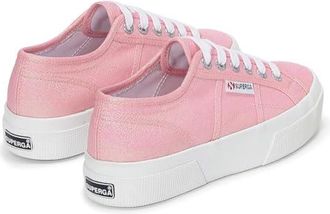 Superga Wedge 2740 Platform Lames, A1g Pink Begonia Iridesc, 41 EU