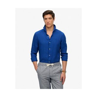 Superdry Chemise en lin &agrave; manches longues Sd Emb Vacation