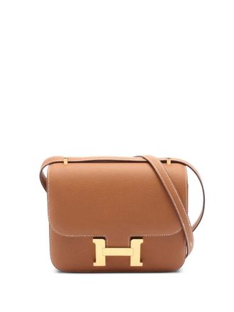 Hermès mini sac porté épaule Constance (2024) - Marron