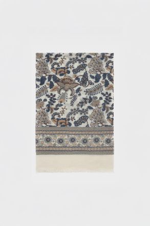 Gerard Darel Echarpe indienne en laine et soie - ROZANNE - Naturel