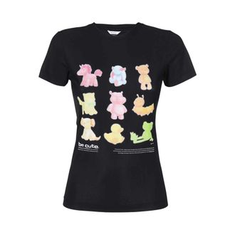 Eytys Bedrucktes Baumwoll-T-Shirt - - Tops - Damen - Schwarzk - S