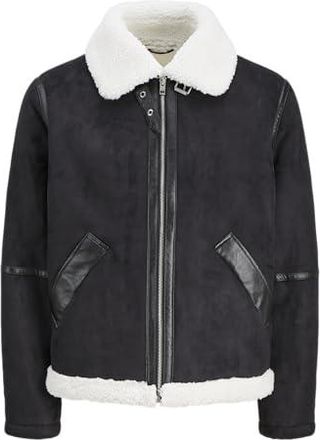 Jack & Jones Veste daviateur Jjcole pour Homme, Noire, Taille L, Noir, L