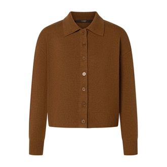 Windsor Cardigan en cachemire - Femme - Pulls - Brun - Taille: 44 FR