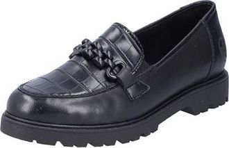 Rieker Femme 45561 Mocassin, Noir Noir Noir, 38 EU