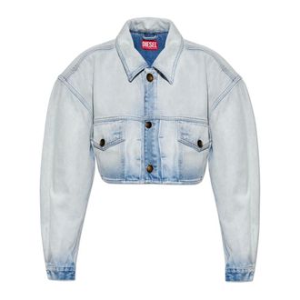 Diesel Femme, Vestes, Bleu, Taille: 40 FR Denim Vestes