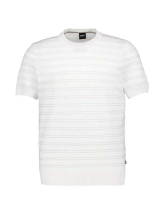HUGO BOSS Herren T-Shirt schwarz gestreift