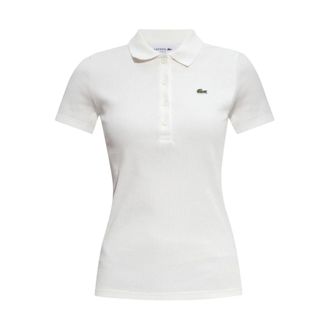 Lacoste Femme, Tops, Blanc, Taille: 38 FR Polo L.12.D