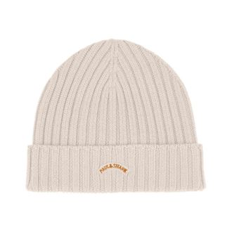 Paul & Shark Homme, Accessoires, Beige, Taille: ONE Size Bonnet en laine
