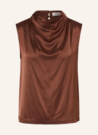 ottod'Ame Ottodame Blusentop Aus Satin braun