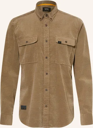 Camel Active Camel Active Samt-Overshirt gelb