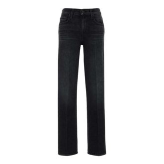 Mother Mid Rise Rambler Zip - - Jeans - Damen - Schwarzk - W28