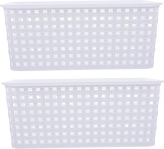 Cabilock 2 Stück Organisierende Körbe Praktische Aufbewahrungsboxen für Küche Schlafzimmer und Bad Robuste Materialien mit Durchdachtem Ablaufsystem