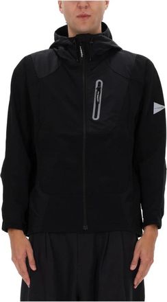 And Wander Technische Outdoorjacke mit Kapuze - - Jackets - Herren - Schwarzk - L