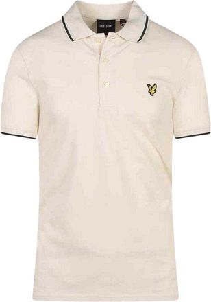 Lyle & Scott Poloshirt f&uuml;r Herren, Mit Kragen, Baumwolle (Kreide)