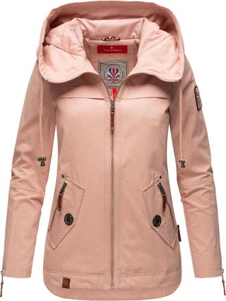 Navahoo Damen Übergangsjacke Wekoo - Leichte Baumwolljacke mit Kapuze