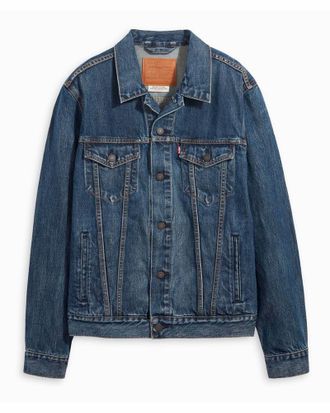 Levi's Jeansjacke Trucker mit Label-F&auml;hnchen in