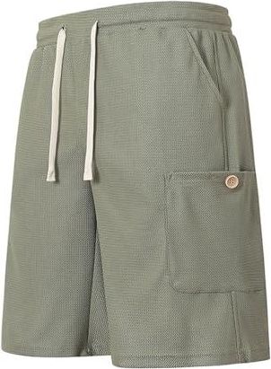 Generic Boxer noir pour homme - L&eacute;ger - Pour le travail et la randonn&eacute;e - Pour l&eacute;t&eacute; - D&eacute;contract&eacute; - Coupe droite - Avec poches - Pantalon cargo - Pantalon de 