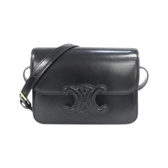 Celine Pre-owned Teen Cuir Triomphe Calf Shoulder Bag - - Pre-owned - Damen - Schwarzk - ONE SIZE