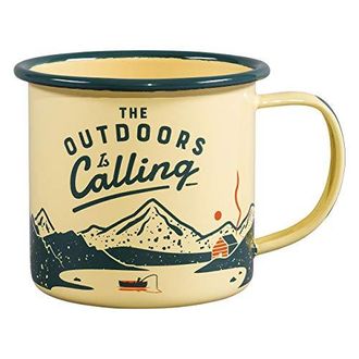Gentlemen's Hardware GEN321 Mug en &eacute;mail pour lext&eacute;rieur Jaune