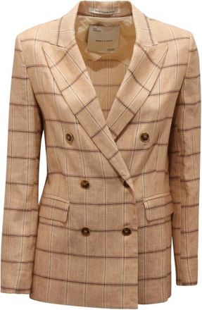 Emma & Gaia Damen, Jacken, Beige, XSGr&ouml;&szlig;e