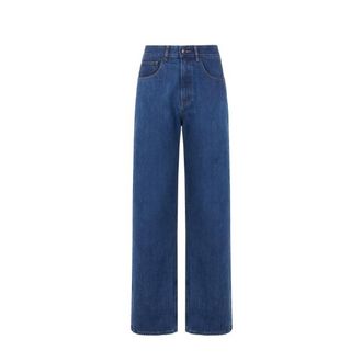 &ecirc;tre c&eacute;cile Jean mom en coton denim
